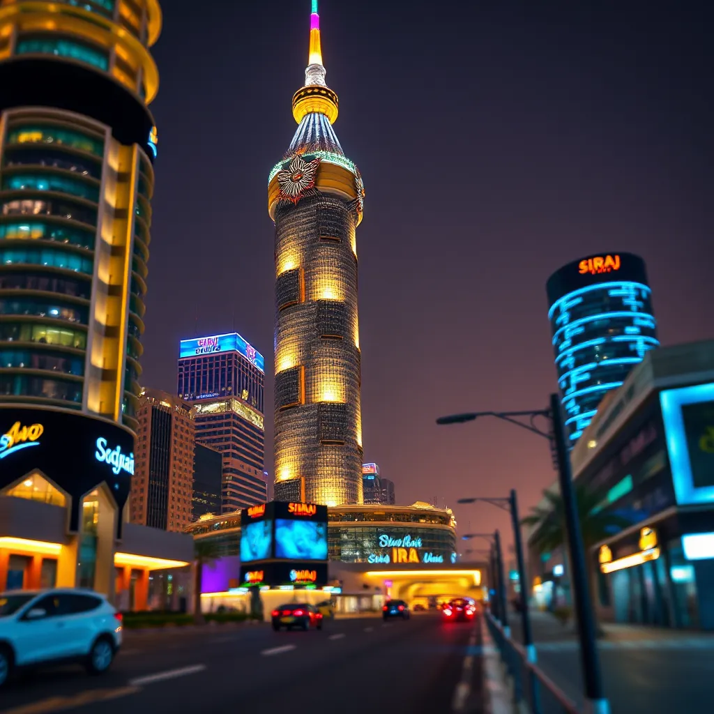 Exploring Siraj Tower: Iconic Imagery and Architecture