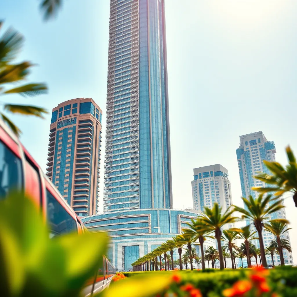 Exploring Al Safa Tower and Emirates Metro Station